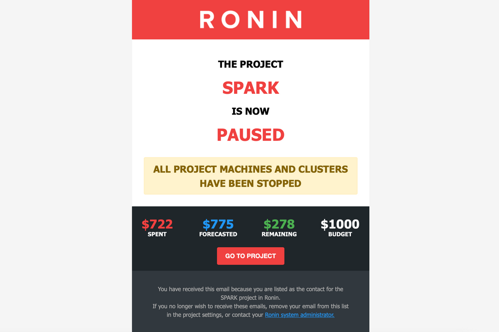 Project Pause and Auto Pause