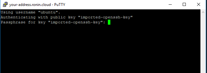 Connecting to a Linux (Ubuntu) Machine with PuTTY